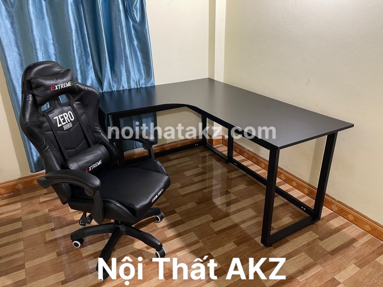 Ghế Game Extreme Zero S Full Đen – GCGKZ08 - NỘI THẤT AKZ